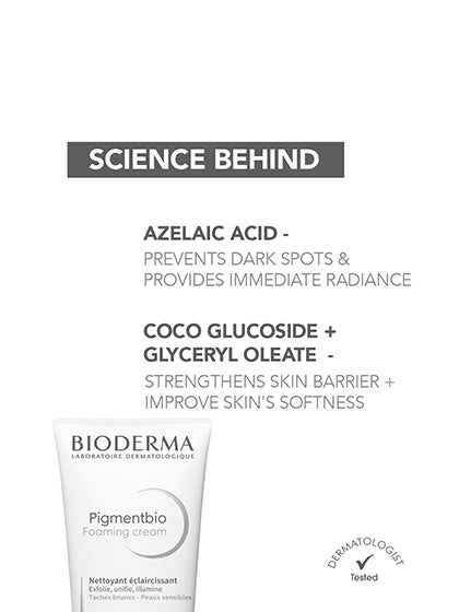 Pigmentbio Foaming Cream - Brightening Exfoliating Cleanser For Dark S ...